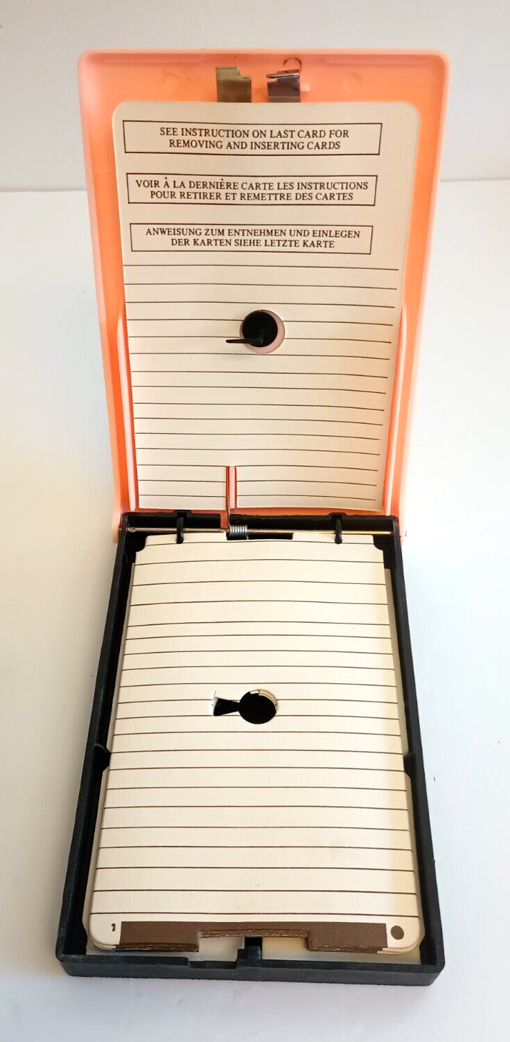 Vintage Eagle 1960's Rotary Dial Telephone Phone Number Index Powder ...