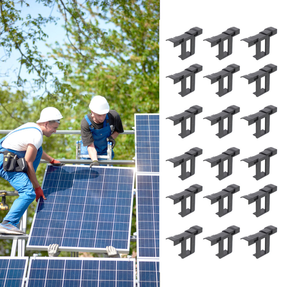 10/30/60X Solar Panel Water Drain Mud Clip Photovoltaic Dust Removing ...