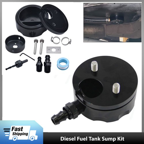 Diesel Fuel Tank Sump Kit FASS Airdog w/ Holesaw For Cummins ...
