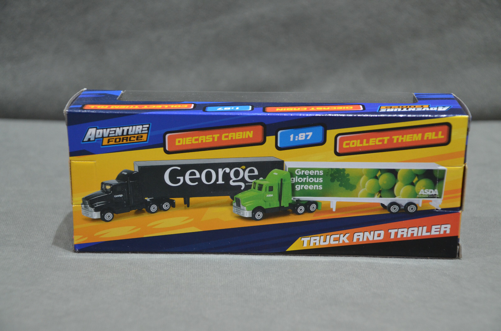 Adventure Force George (Asda) Model American Truck Lorry Scale 1:87 ...