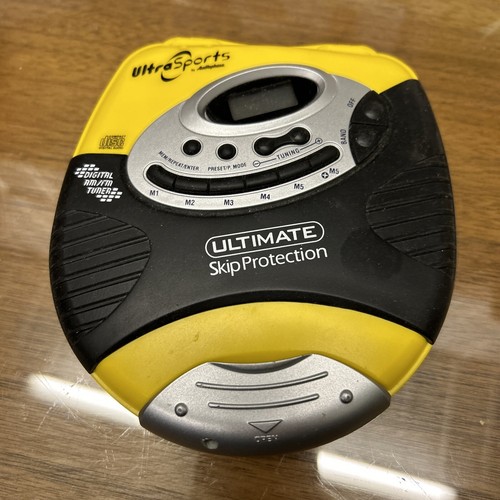 Vintage Ultra Sports By Audiophase Portable CD Player With Digital AM ...