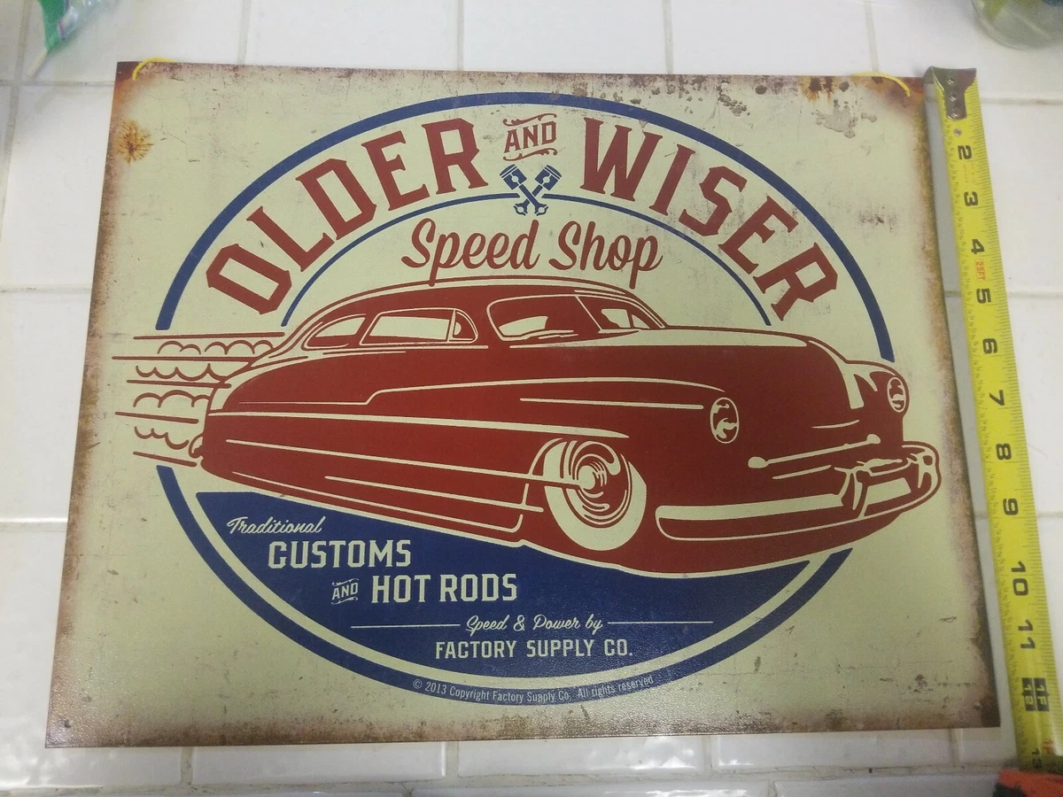 Vintage Speed Shop Sign