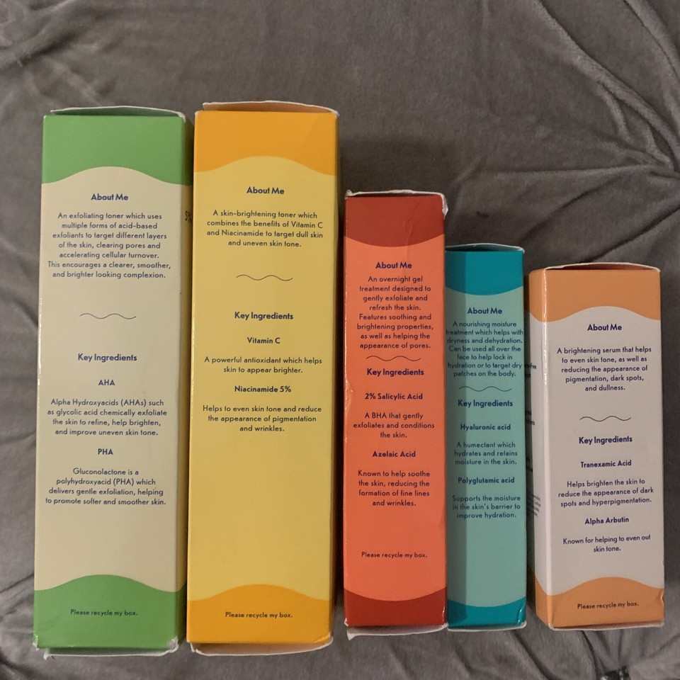By Beauty Bay 5 Pcs Skincare Set (Toner, Vitamin C, Mask , Balm ...