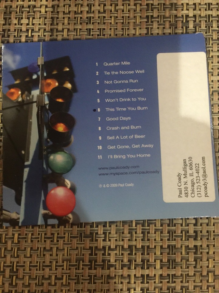 Paul Coady "Quarter Mile" cd MINT 884501472296| eBay