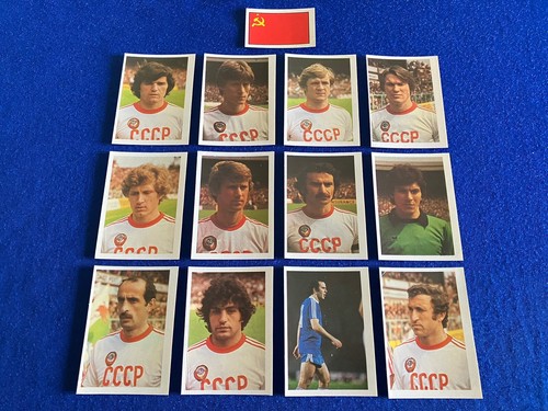 FKS Spain 82 World Cup Football Album Stickers Complete USSR Team Pro ...