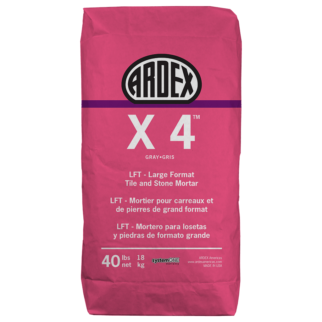 Ardex X 4 LFT Large Format Tile and Stone Modified Thinset Mortar 40 Lb ...