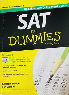 SAT For Dummies: Book + 4 Practice Tests Online 9781118911495 | eBay