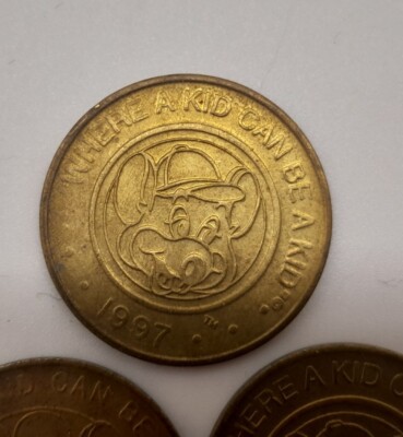 Vintage - 6 - Chuck E Cheese Tokens Coins | eBay
