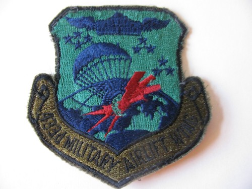 USAF Air Force 433rd Military Airlift Wing Subdued Patch Sew On 3" Rare ...