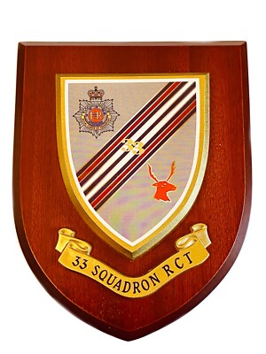 33 Sqn RCT Royal Corps of Transport Wall Plaque UK Made for MOD ...