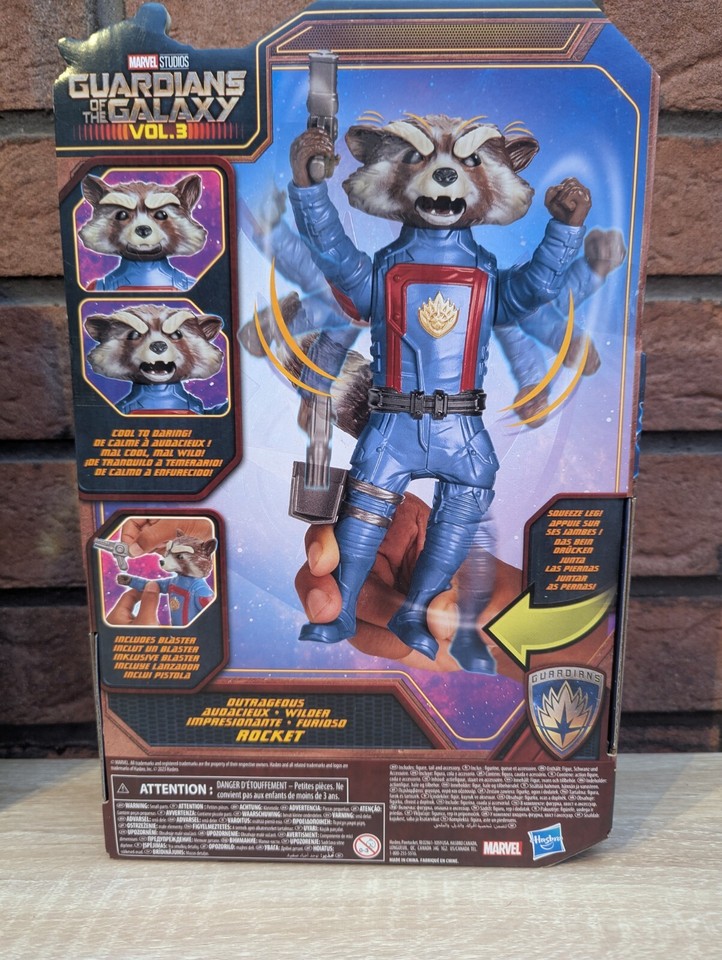Outrageous Rocket Figure Interactive Guardians of the Galaxy Vol.3 ...