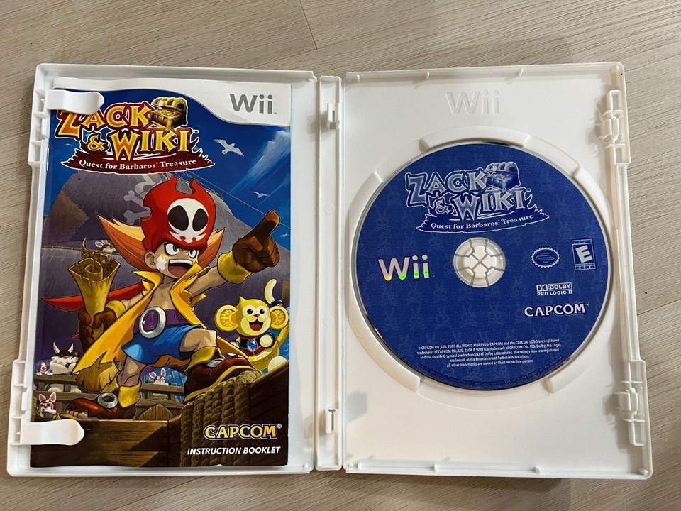 Zack & Wiki: Quest for Barbaros' Treasure (Nintendo Wii, 2007) Complete ...