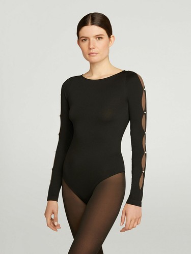 Wolford Linda String Body Stringbody With Slit And Beads on Sleeves ...