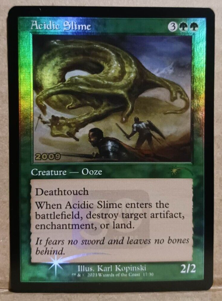 MTG 30th Anniversary Acidic Slime FOIL Unplayed Card - Kopinski | eBay