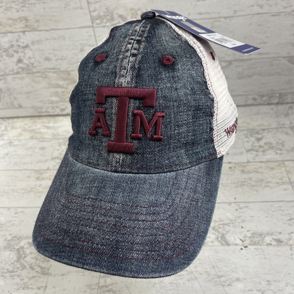 Texas A&M Aggies Wrangler Jeans Snapback Trucker Hat Cap Dad Athletics ...