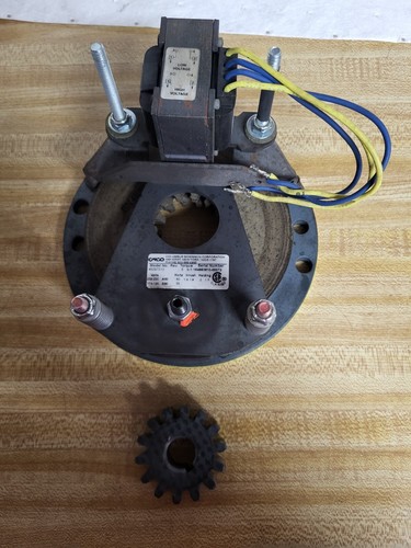 BUDGIT HOIST BRAKE # 45097313 & NEW DRIVE HUB - 6 LB - FT TORQUE ...