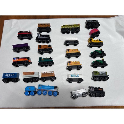 Lot of 24 Thomas & Friends Wooden Trains Engines 1994-2003 Trevor ...