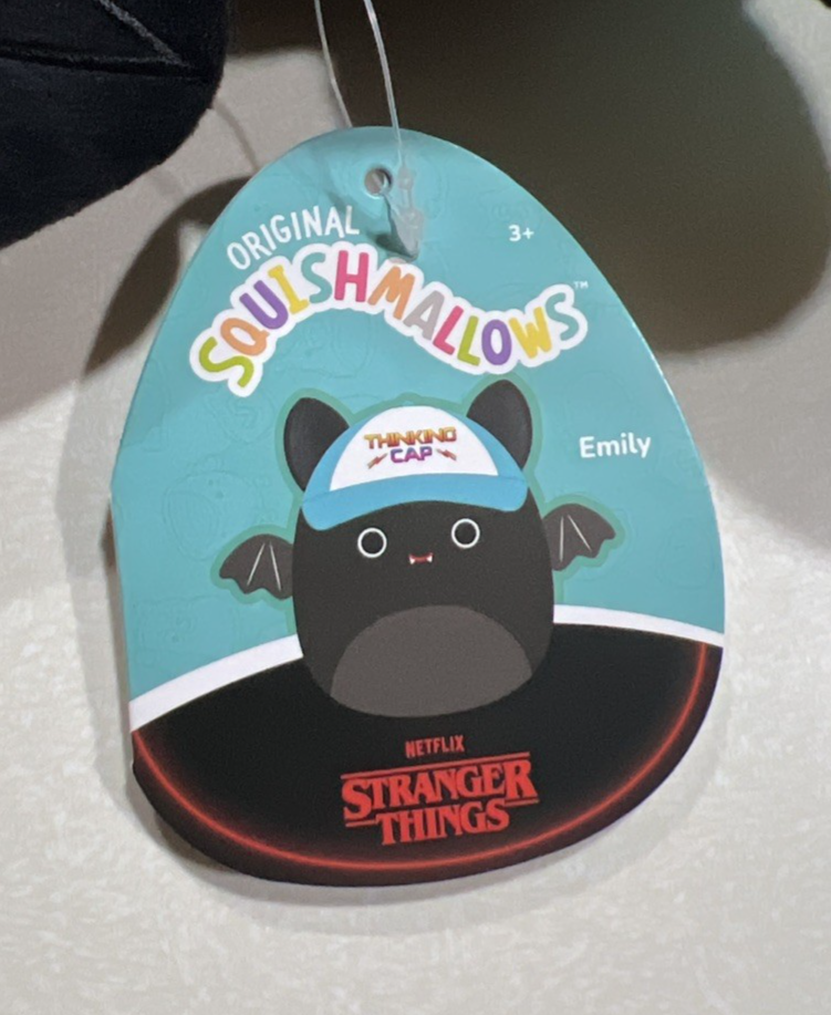 NEW 2025 Squishmallow Stranger Things Emily The BAT 8INCH | eBay