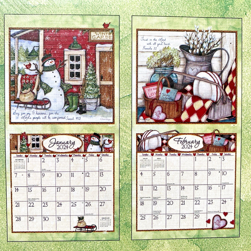 Susan Winget Wall Calendar 2024 Blessings The Lang Co Art Work Scrape ...