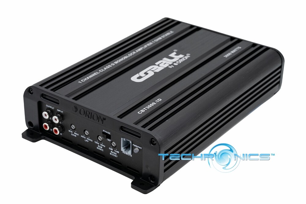 ORION AMPLIFIER 3000 WATT CLASS D MONOBLOCK W/ BASS KNOB CAR AUDIO CBT ...