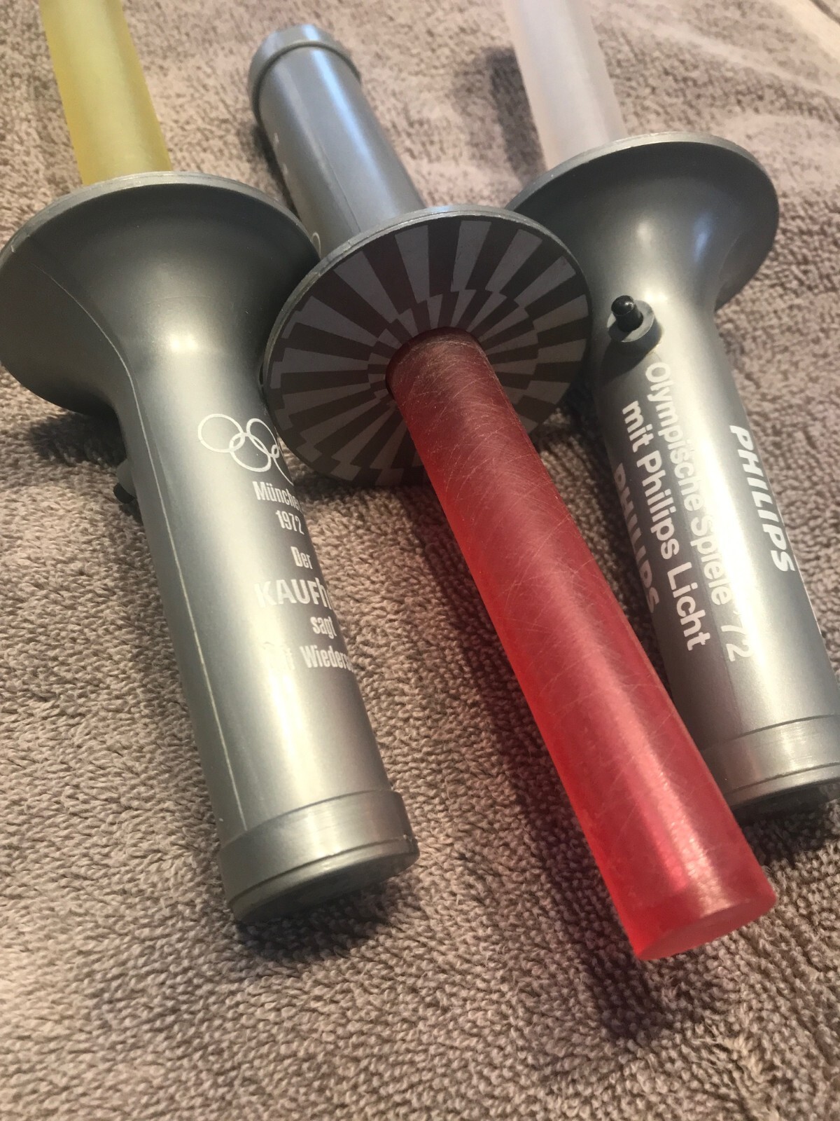 Set of 3 Vintage rare mini Olympic torches from 1972 Munich Olympics ...