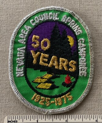 VINTAGE 1975 NEVADA AREA COUCNIL 50th Anniversary Boy Scout Camporee ...