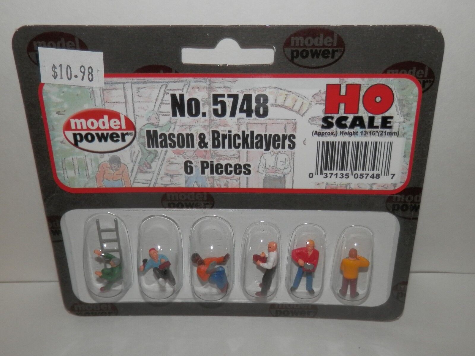 Model Power HO Scale Mason & Bricklayers #5748 NIP | eBay