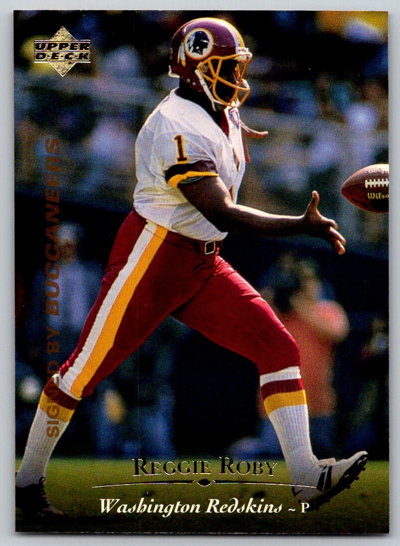 1995 Upper Deck Reggie Roby #259 Washington Redskins | eBay