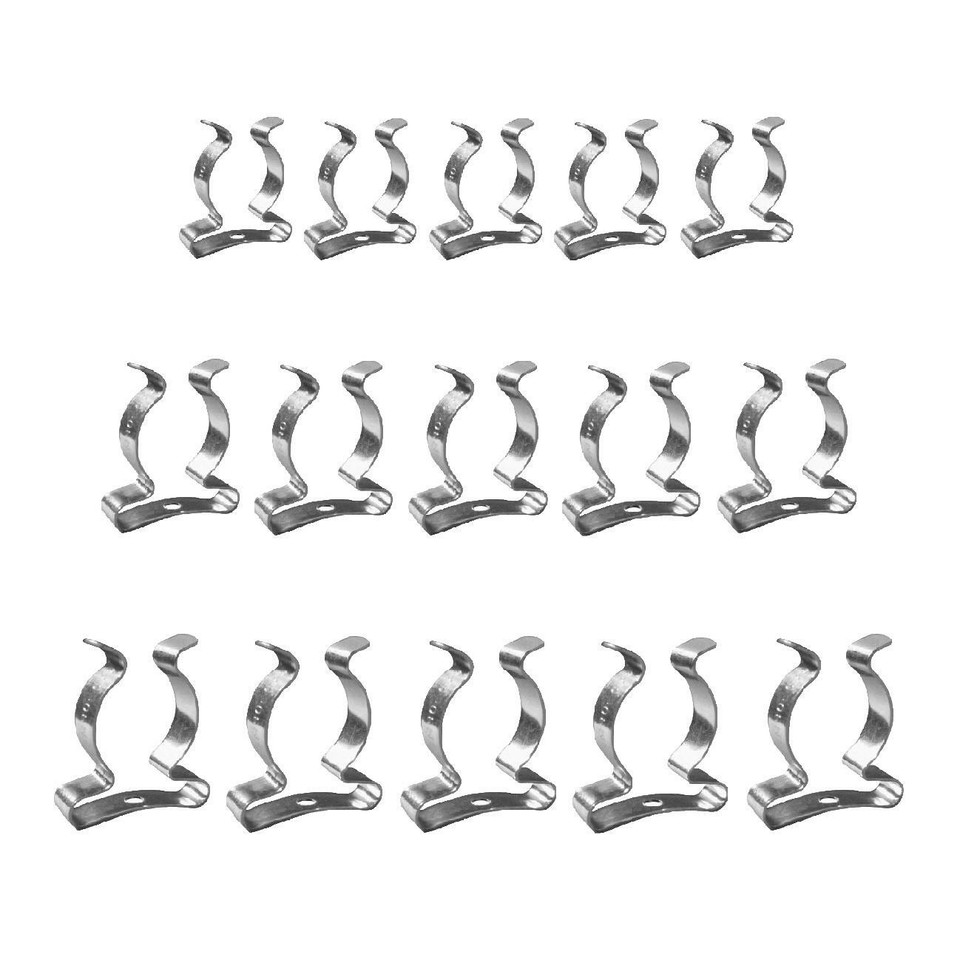 48 x Assorted Tool Spring Terry Clips Heavy Duty Storage / Shed Garage ...