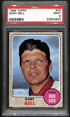 1968 Topps Gary Bell #43 PSA 9 Mint Boston Red Sox | eBay