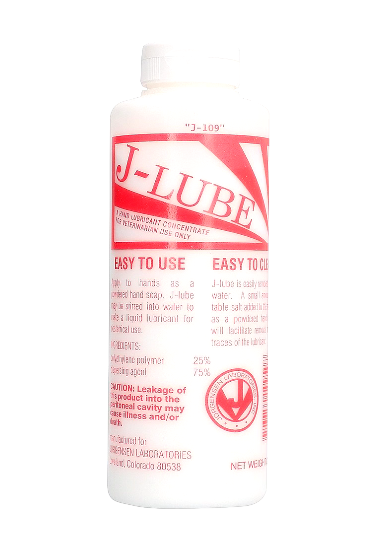 J Lube Powder 284g | Veterinarian Lubricant Water Based Lube Veterinary ...