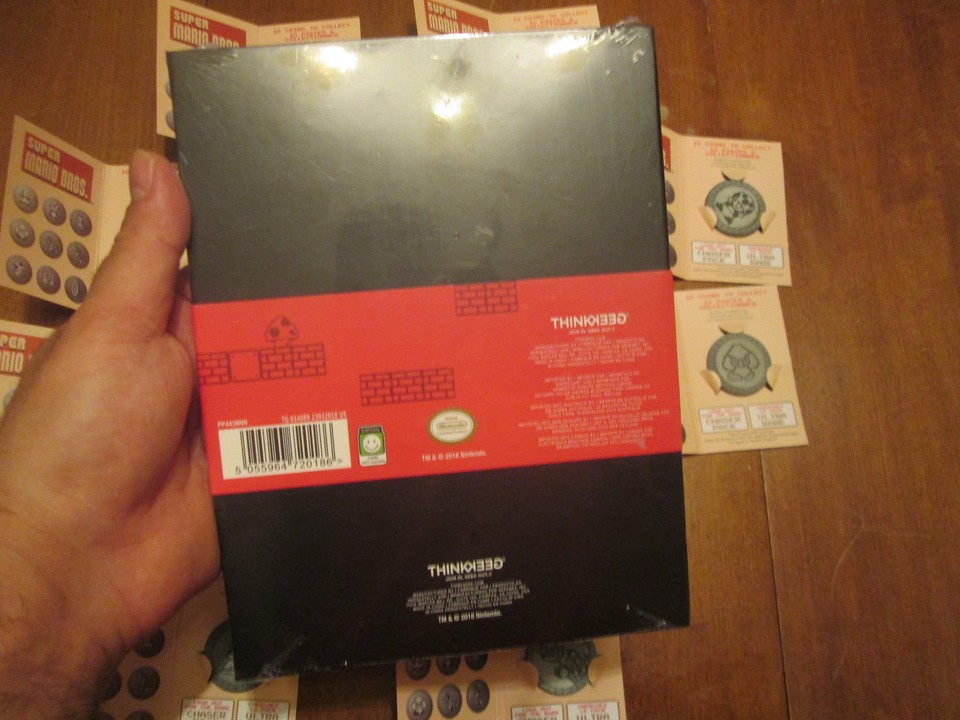 SUPER MARIO BROS. COIN COLLECTOR'S ALBUM + SET COINS COMPLETE NINTENDO ...