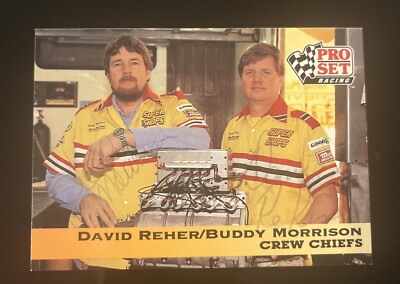 1992 Pro Set NHRA David Reher/Buddy Morrison #170. Both Legends ...