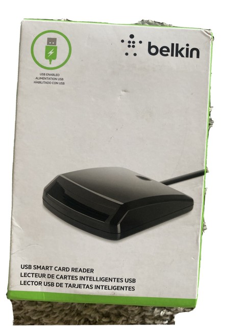 Belkin USB SmartCard/CAC Reader Model F1DN008UTT for sale online | eBay