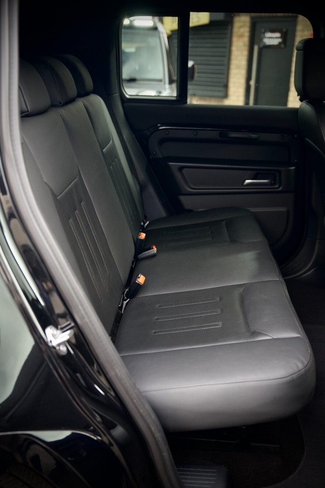 Land Rover Defender 110 Commercial L663 Rear Seat Conversion - Leather ...