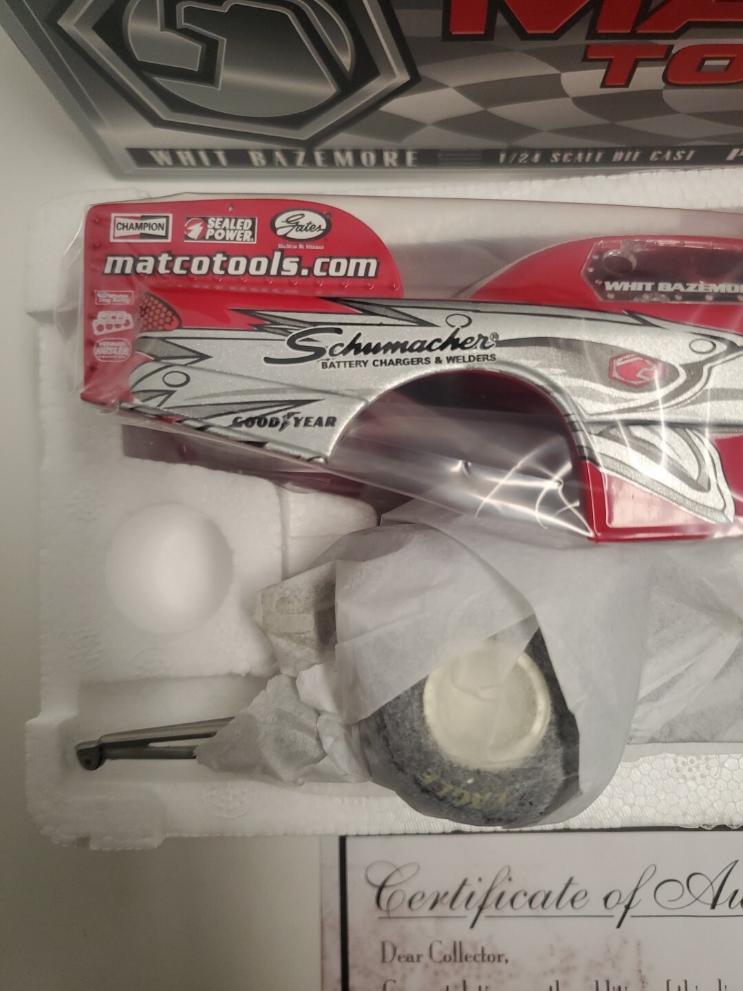 RACING CHAMPIONS MATCO 1/24 2001 FC WHIT BAZEMORE FIRE RED TOOL BOX 1/ ...