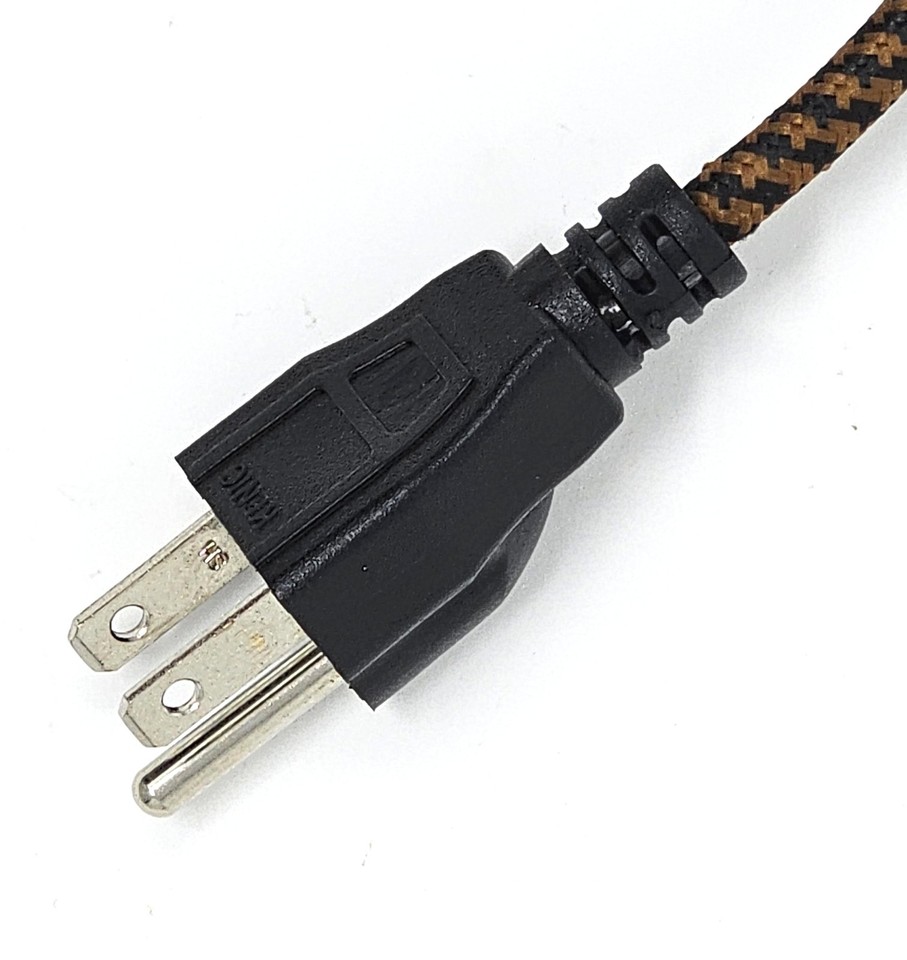 3 Wire Twisted Rayon Cloth Covered Electric Lamp Cord with Polarized ...