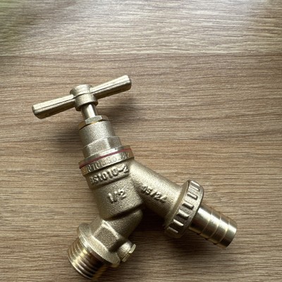 1/2" Outside Tap With Double Check Valve - BS1010 Hose Union Bib Tap ...