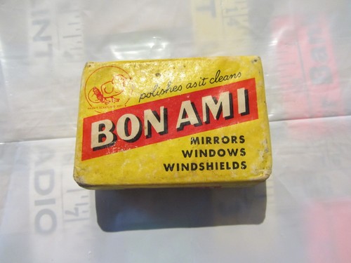 Vtg 1940's Bon Ami Soap Cake Bar Soap 4.25oz Mirror Glass Sinks Nos Nip ...