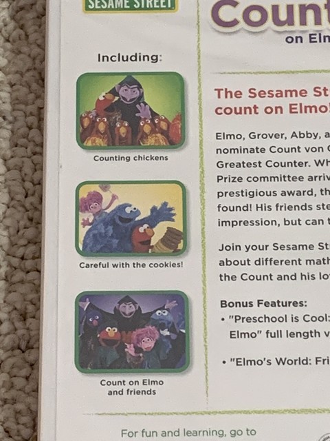 Sesame Street: Count on Elmo (DVD) for sale online | eBay