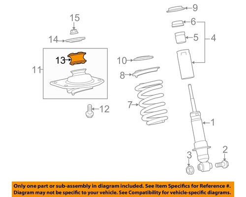 GM OEM Rear Suspension-Spring Insulator 92269192 | eBay