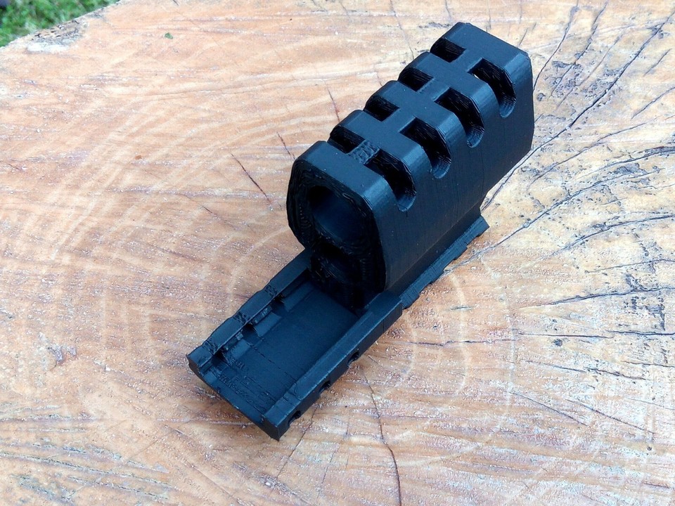 J.W. Frame Mounted Compensator with 7-Slots Rail for Combat Zone ...
