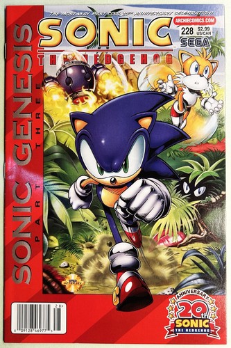 SONIC The HEDGEHOG Comic Book #228 October 2011 GENESIS Bagged ...