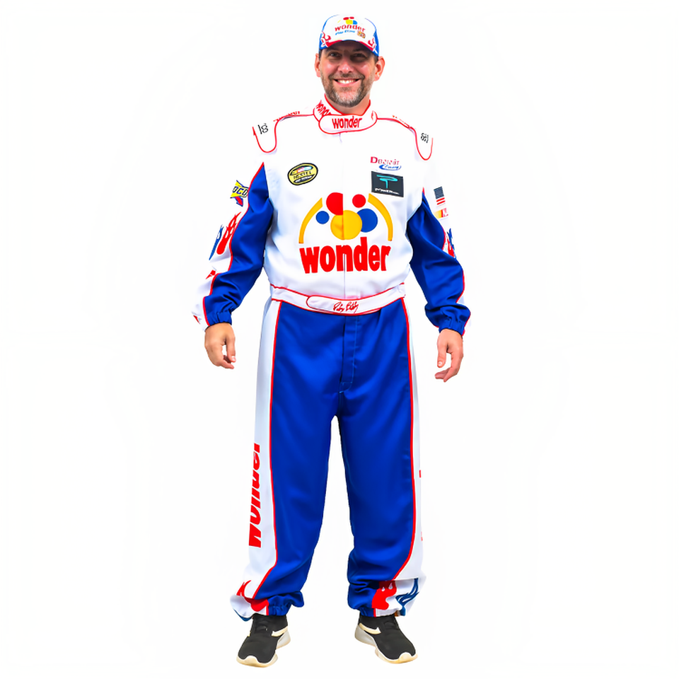 Talladega Nights Replica Ricky Bobby Deluxe Halloween Costume Cosplay ...