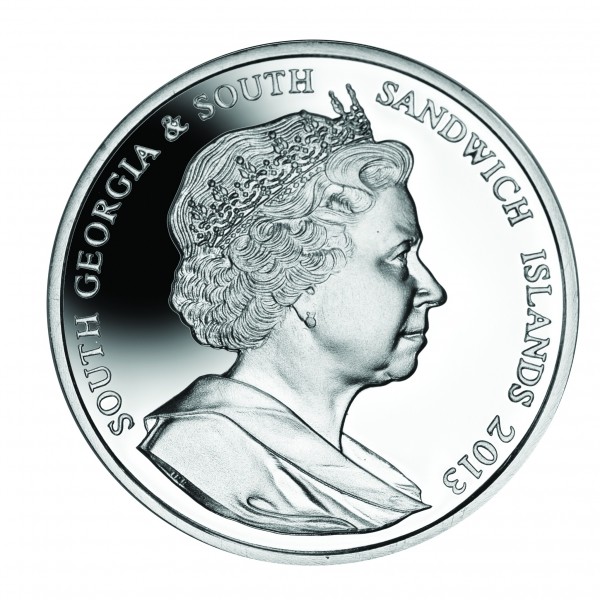 2013 South Georgia Duke Duchess Cambridge Birth Prince George Silver ...