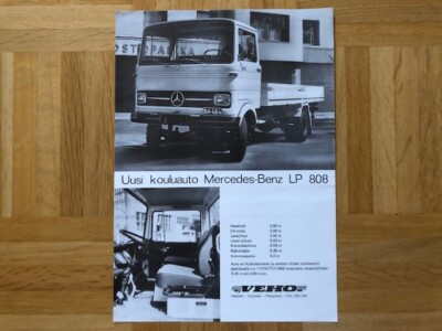Prospekt Mercedes LKW LP 808 ca. 1968 Broschüre Brochure Katalog ...