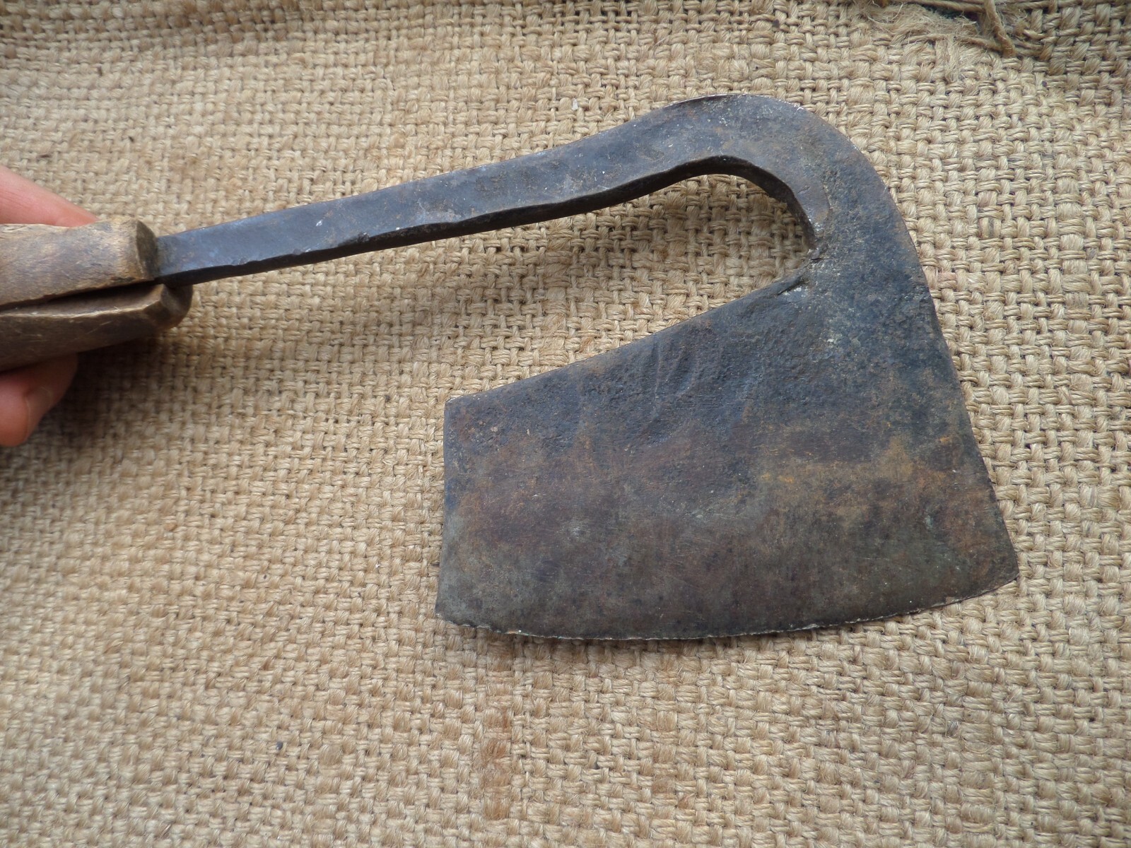 ANTIQUE VINTAGE CHEFS CLEAVER AXE TOMAHAWK HATCHET CLEAVER MATTOCK HAND ...