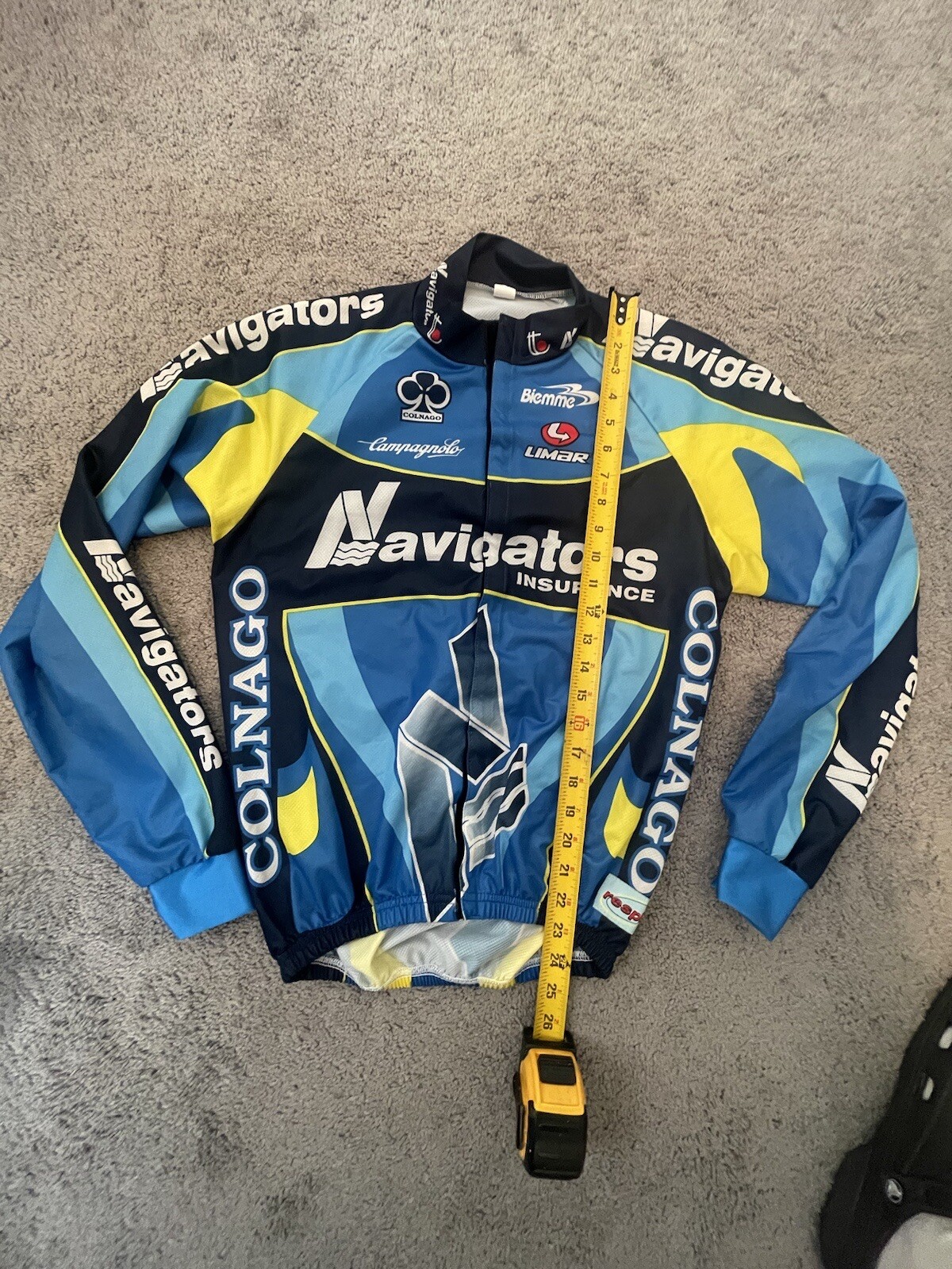 COLNAGO CYCLING JACKET COLNAGO/NAVIGATORS INSURANCE S… - Gem