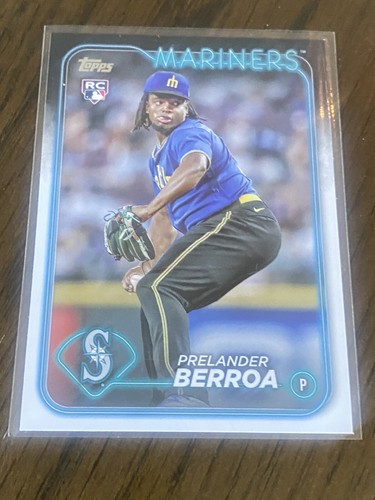 2024 Topps Series 1 Prelander Berroa RC Rookie #36 Seattle Mariners | eBay