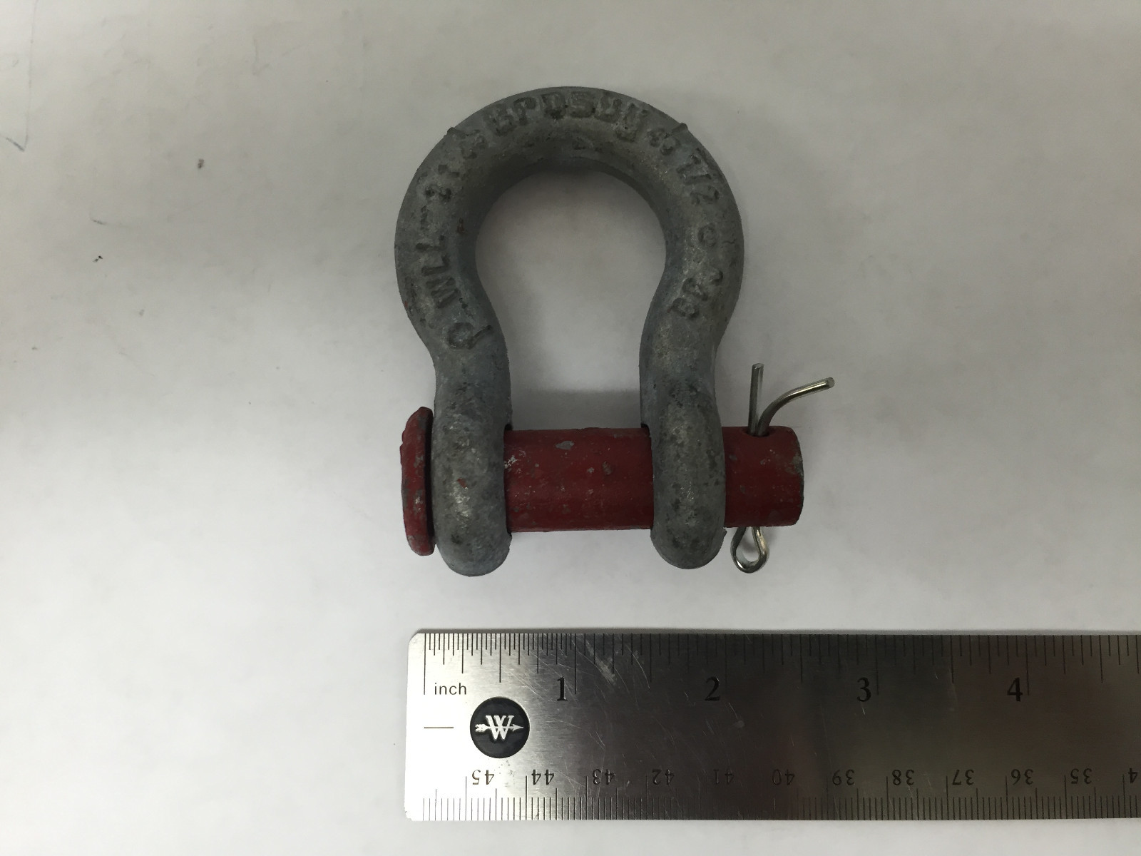 Crosby G-213-1/2 in Carbon Steel Round Pin Anchor Shackle, Galvanized ...